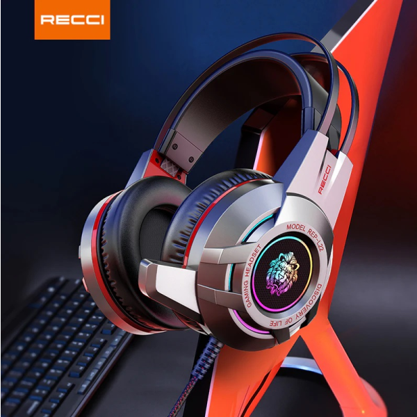 هدفون سیمی گیمینگ رسی Recci REP-L22 - سیگنال مارکت